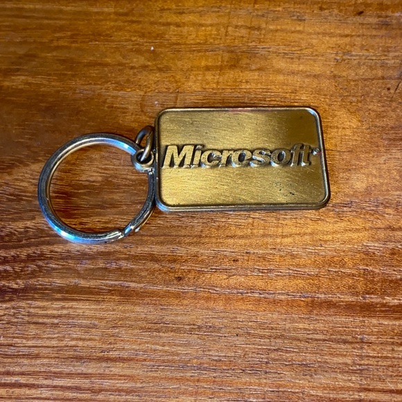 Vintage | Other | 9s Microsoft Corporation Logo Keychain 12 Inches ...